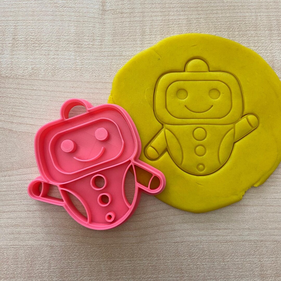 Robot Cookie Cutter, Cute Robotman Toy Fondant Dough Stamp, Fun Science ...