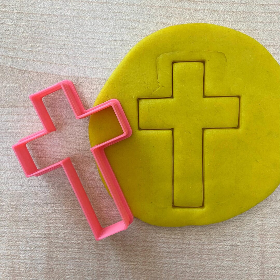 Cross Cookie Cutter, Religious Occasion Favor, Christian Cross Fondant ...