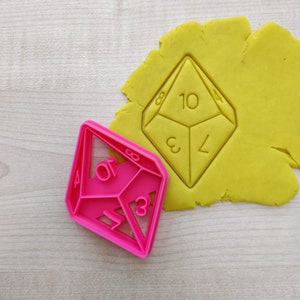 Dice Set of RPG Dnd & Dungeons and Dragons Cookie Cutter Set - Etsy