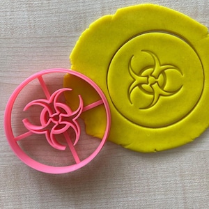 Biohazard Warning Symbol Cookie Cutter, Hazard Symbol - Etsy