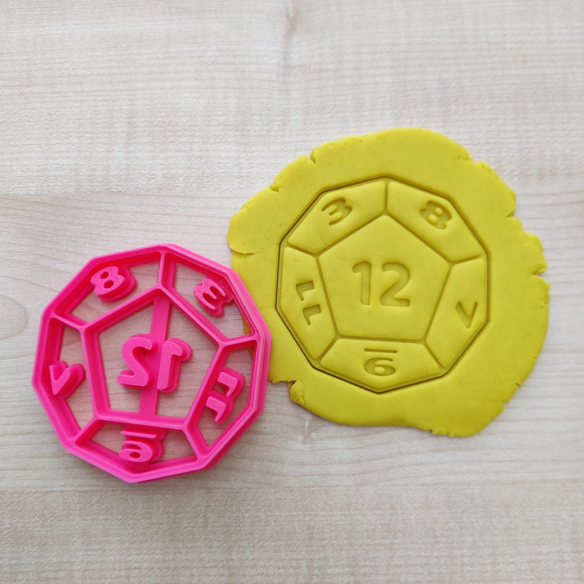 Dice Set of RPG Dnd & Dungeons and Dragons Cookie Cutter Set - Etsy