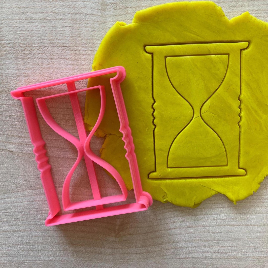 Hourglass Cookie Cutter, Sandglass Biscuit, Time Clock Fondant Stamp - Etsy