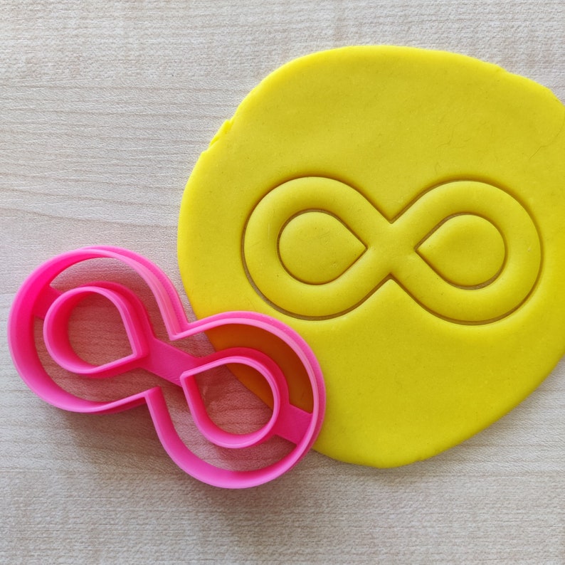 Simple Math Cookie Cutter Set- Minus, Infinity Sign, Triangle Ruler and ...