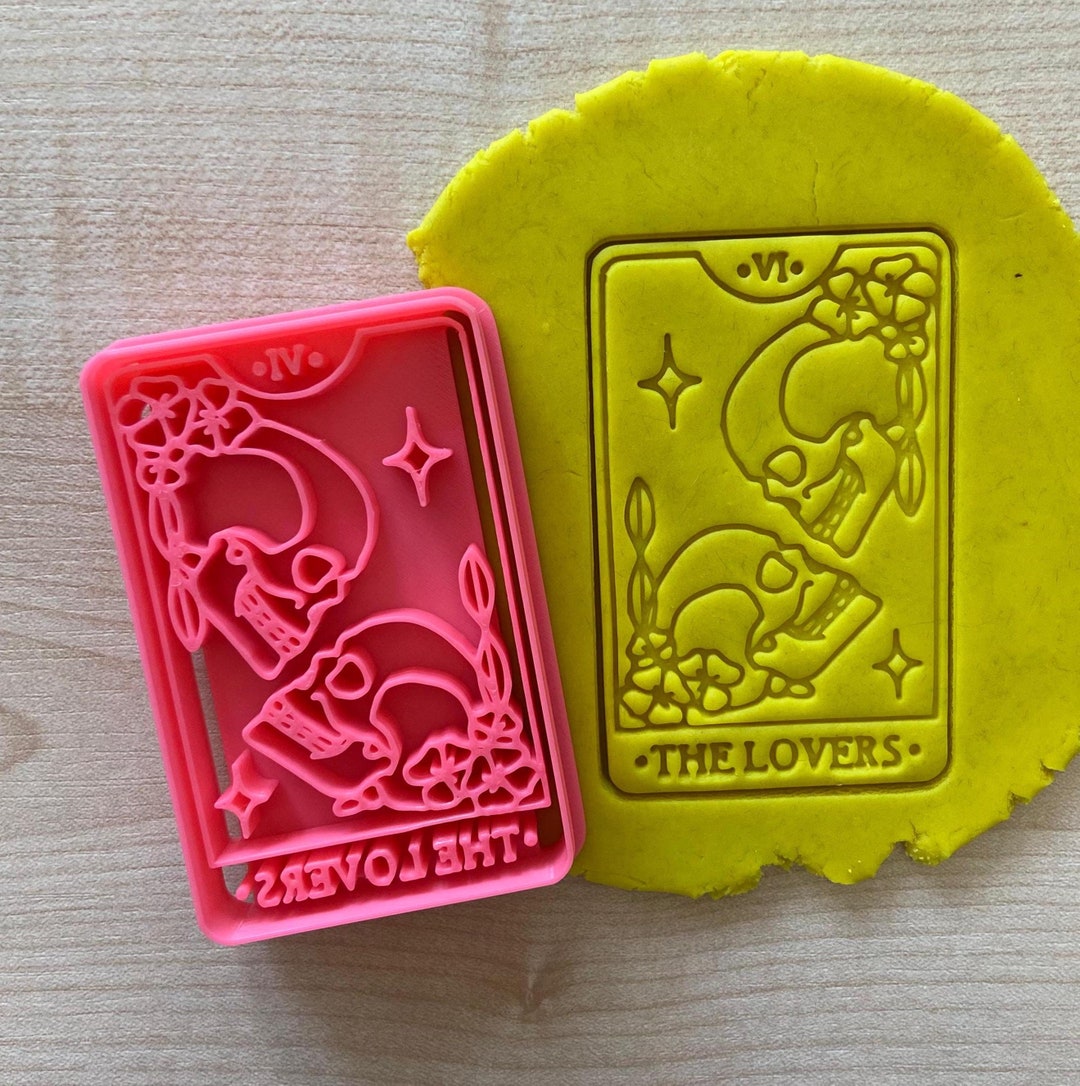 The Lovers Tarot Card Cookie Cutter - Etsy