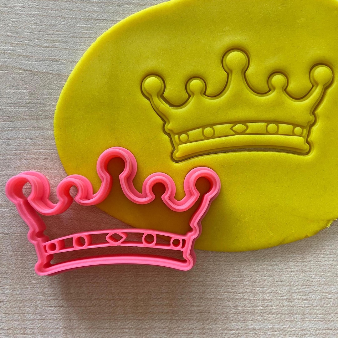 Princess Tiara Cookie Cutter, Medieval King Queen Crown Fondant, Dough ...