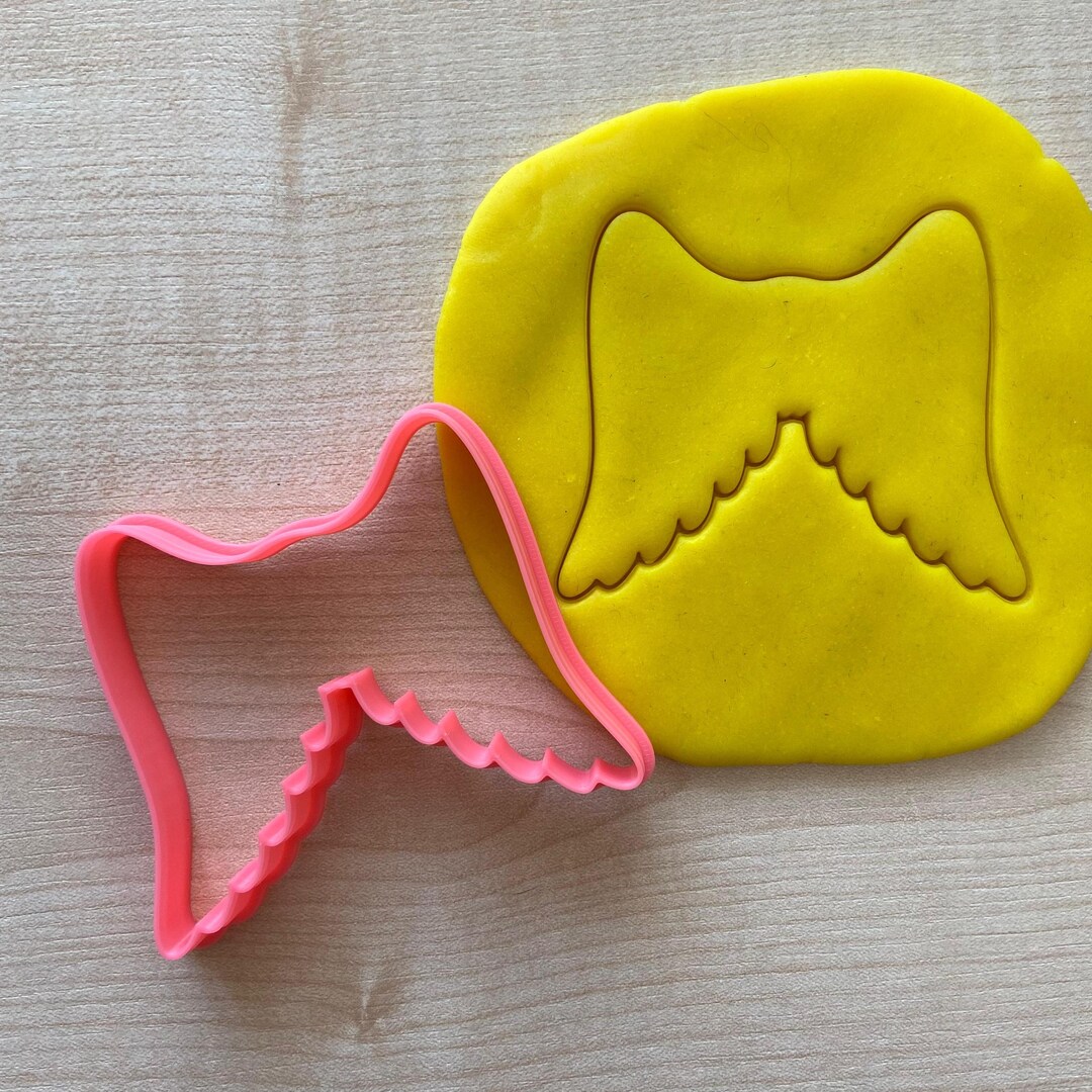 Angel Wings Outline Cookie Cutter, Christmas Xmas Themed Angel Wing ...