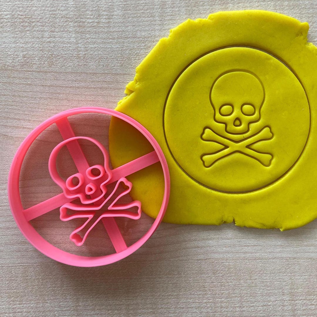 Poison Symbol Hazard Cookie Cutter, Atom Atomic Nuclear, Skull Warning ...