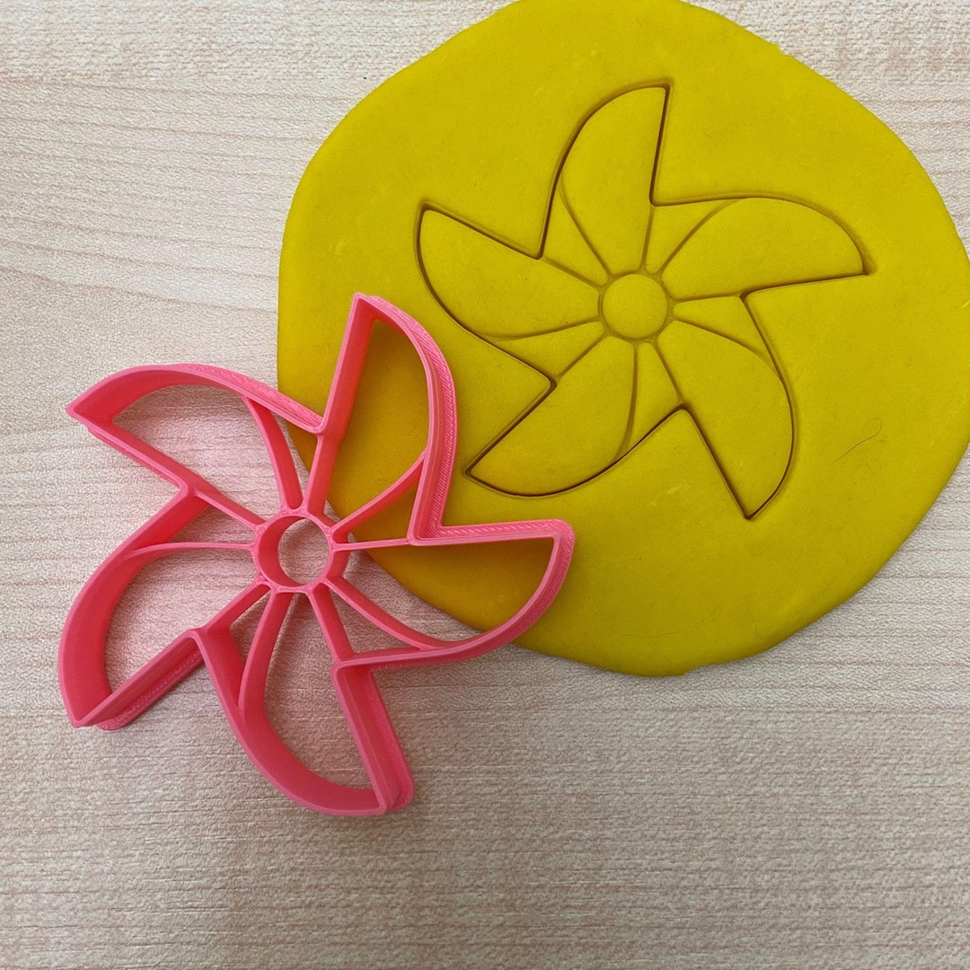 Origami Pinwheel Cookie Cutter, Pin Wheel Toy Fondant Dough Stamp ...
