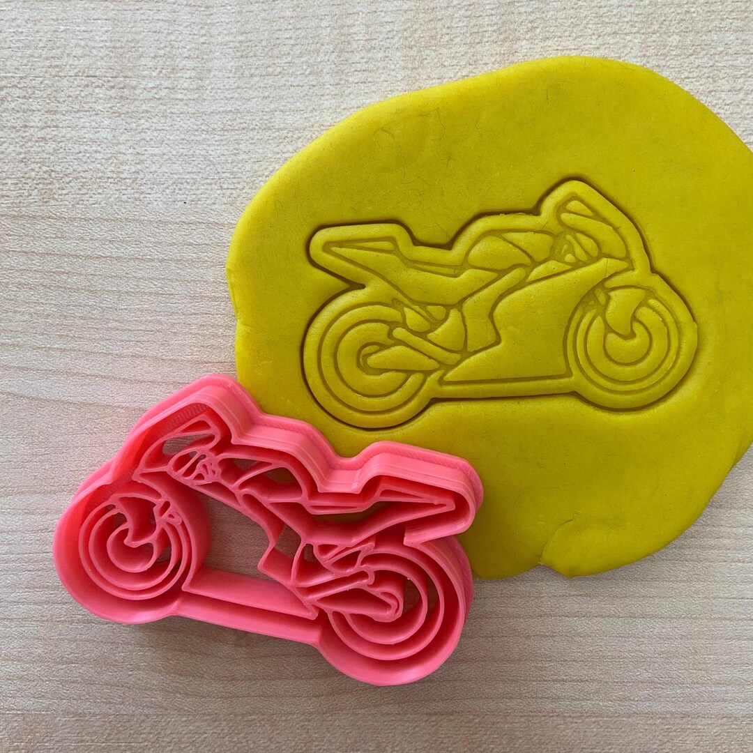Motorbike Cookie Cutter, Motorcycle Riders Themed Birthday Party ...