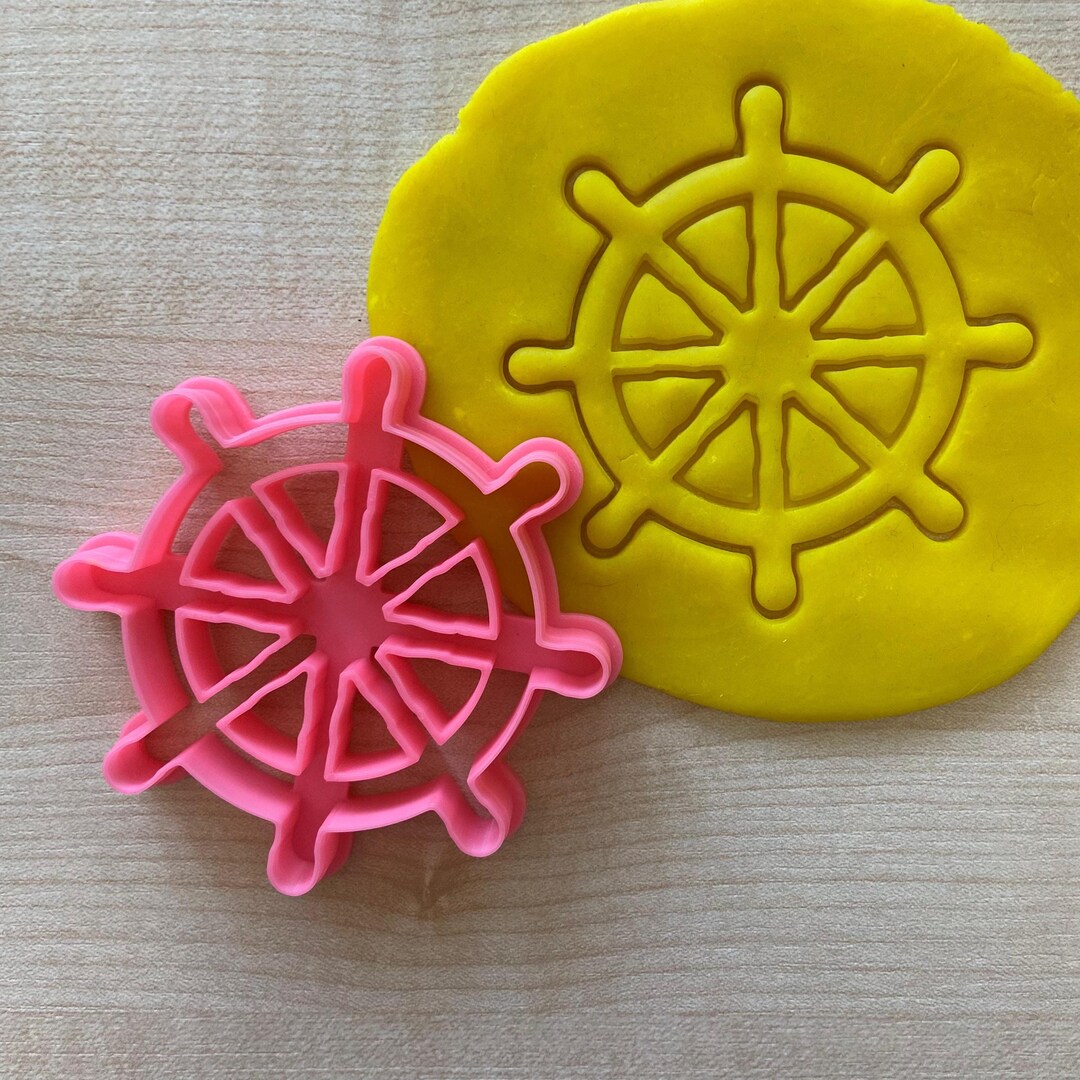 Ship Wheel Cookie Cutter, Ship Steering Wheel, Medieval Fantasy RPG ...