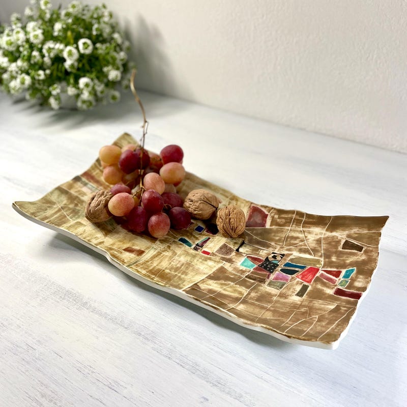 Ceramic Platter - Etsy