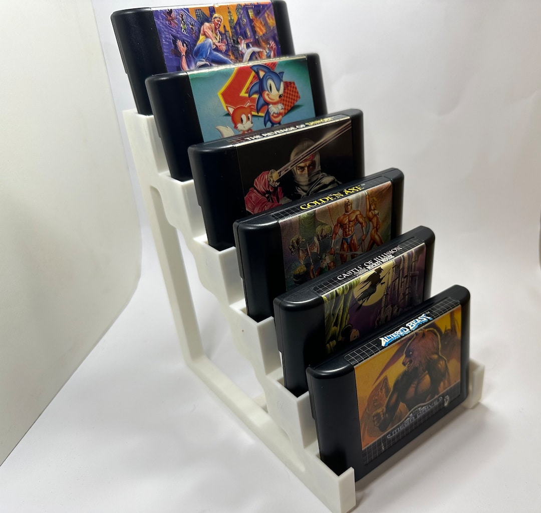 SEGA Megadrive/genesis/master System Display Stand for 6x Cartridges - Etsy