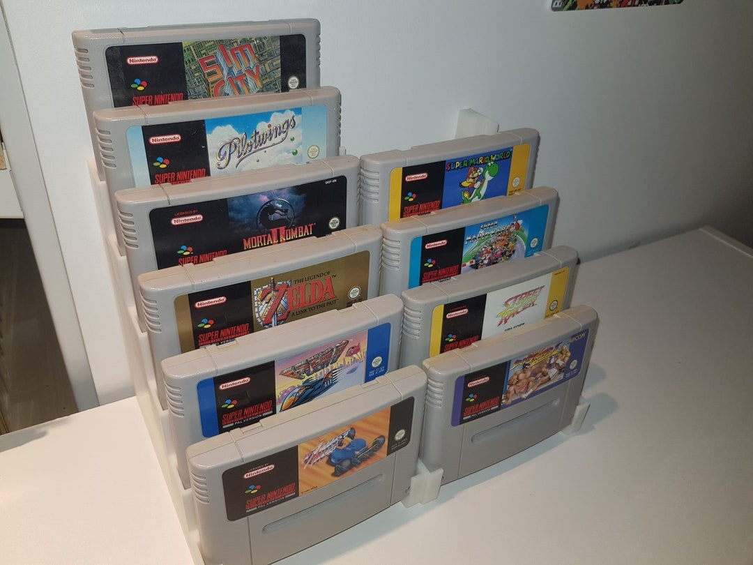 SNES Display Stand for 6x Cartridges - Etsy