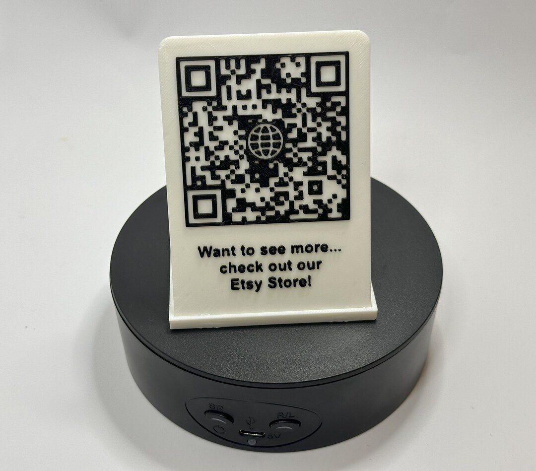QR Code Stand - Etsy