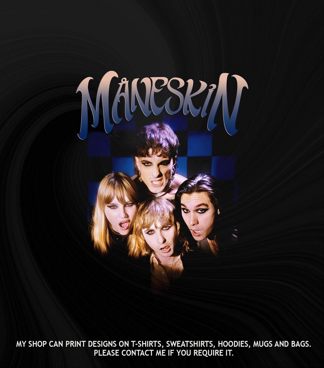 Måneskin Band Design Png, Bundle Måneskin Tour SVG, chemise graphique ...