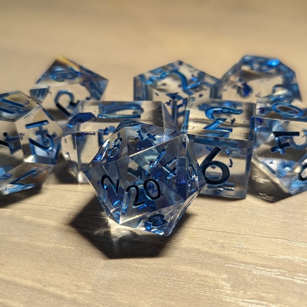 Clear Dice Set - Etsy