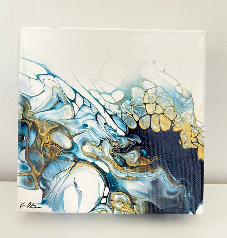 Original Artwork, Title Deep Sea Water Crystal 2 - Etsy
