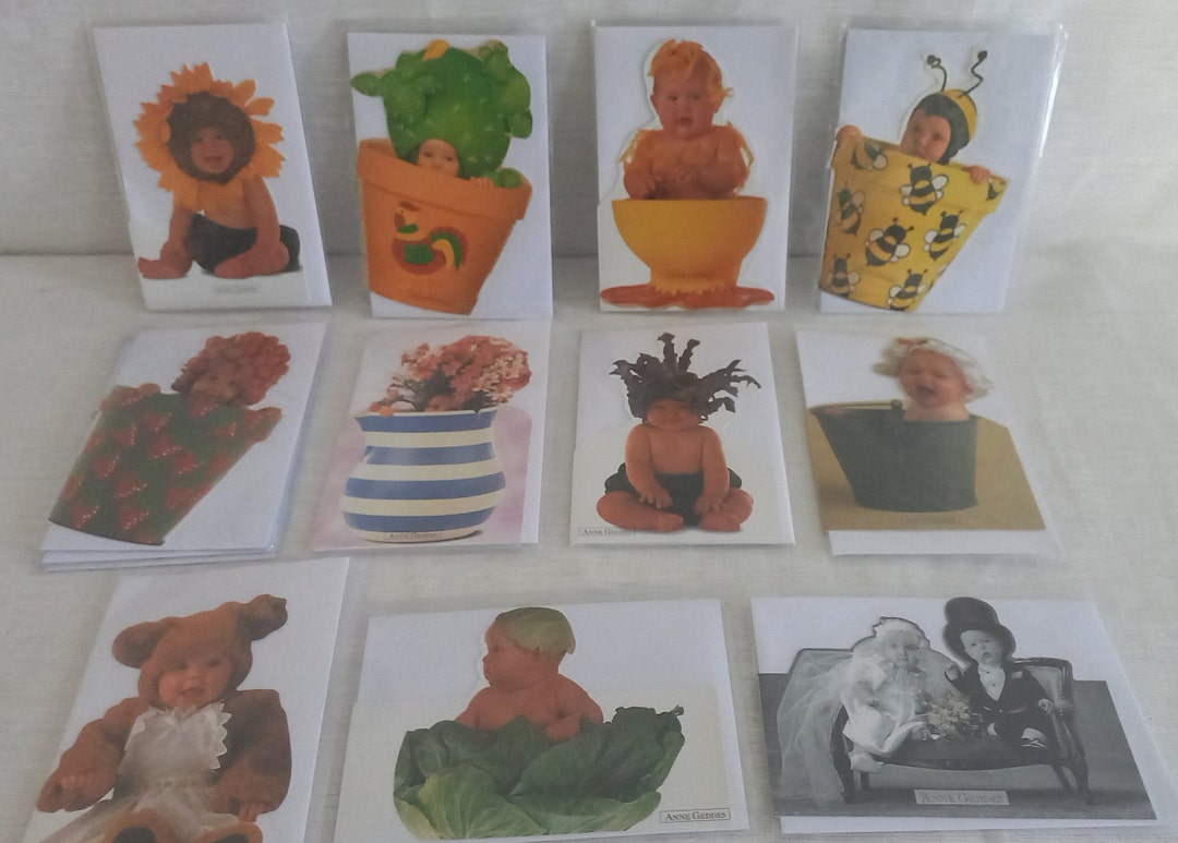 Hallmark Themed Mini Postcards by Anne Geddes 1999/2000 - Etsy
