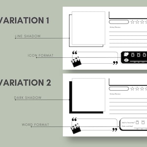 Movie Journal Template Movie Tracker | Digital Printable for iPad ...