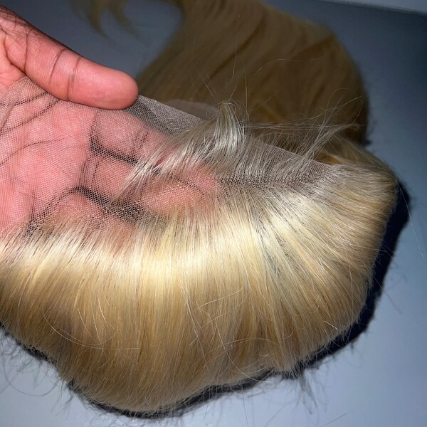 Transparent Lace Human Hair Wig - Etsy