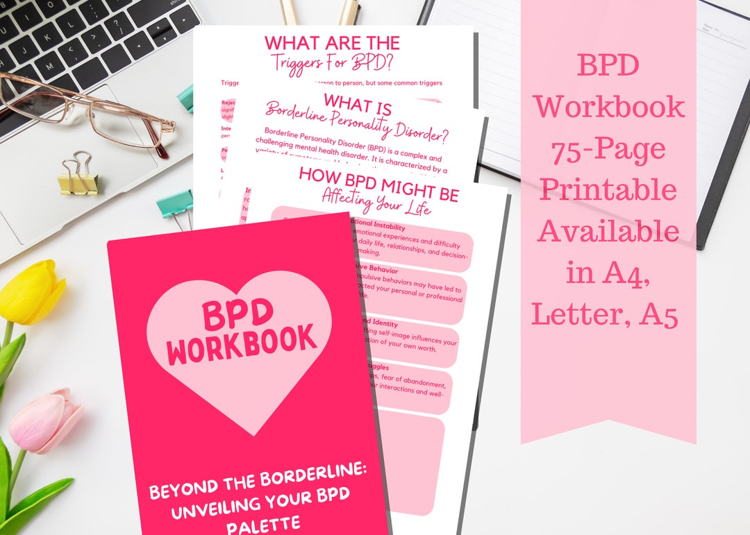 Bpd, Bpd Workbook, Bpd Borderline, Coping Skills, Therapy Worksheet ...