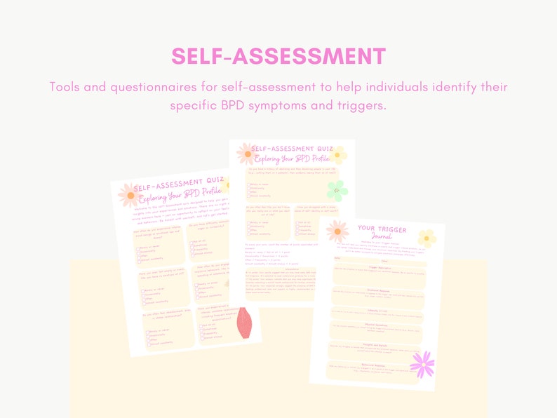 Bpd, Bpd Workbook, Bpd Borderline, Coping Skills, Therapy Worksheet ...