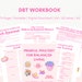 DBT Workbook, Dbt Cheat Sheet, Dbt Cards, DBT Worksheet, DBT Diary Card ...