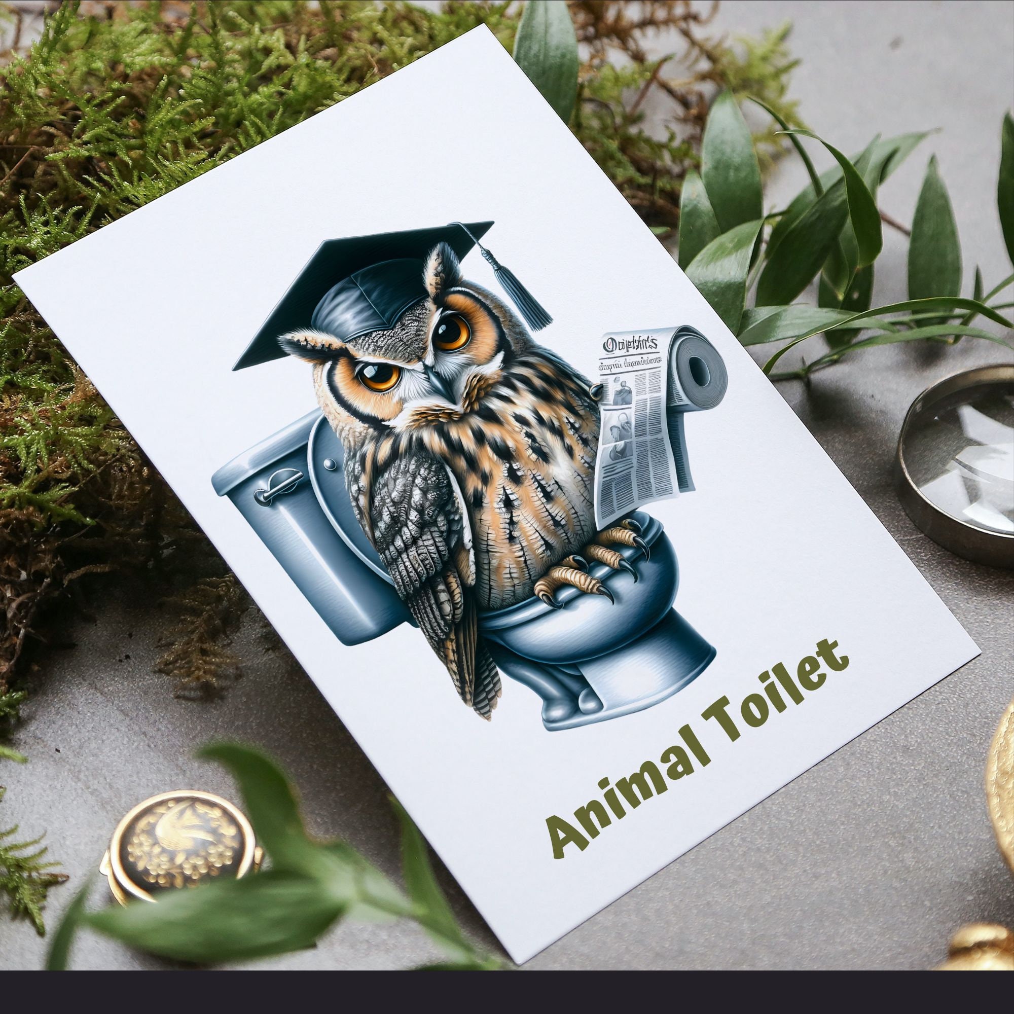 Animal Toilet Clipart, Animal Toilet Print, Funny Bathroom Wall Decor ...