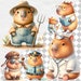 Capybara Clipart, Cute Capybara PNG, Capybara, Nursery Clipart, Animals ...