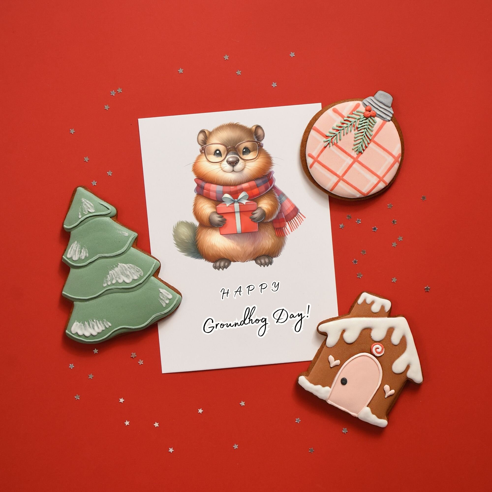 Groundhog Clipart, Watercolor Groundhog Clipart, Groundhog Download ...