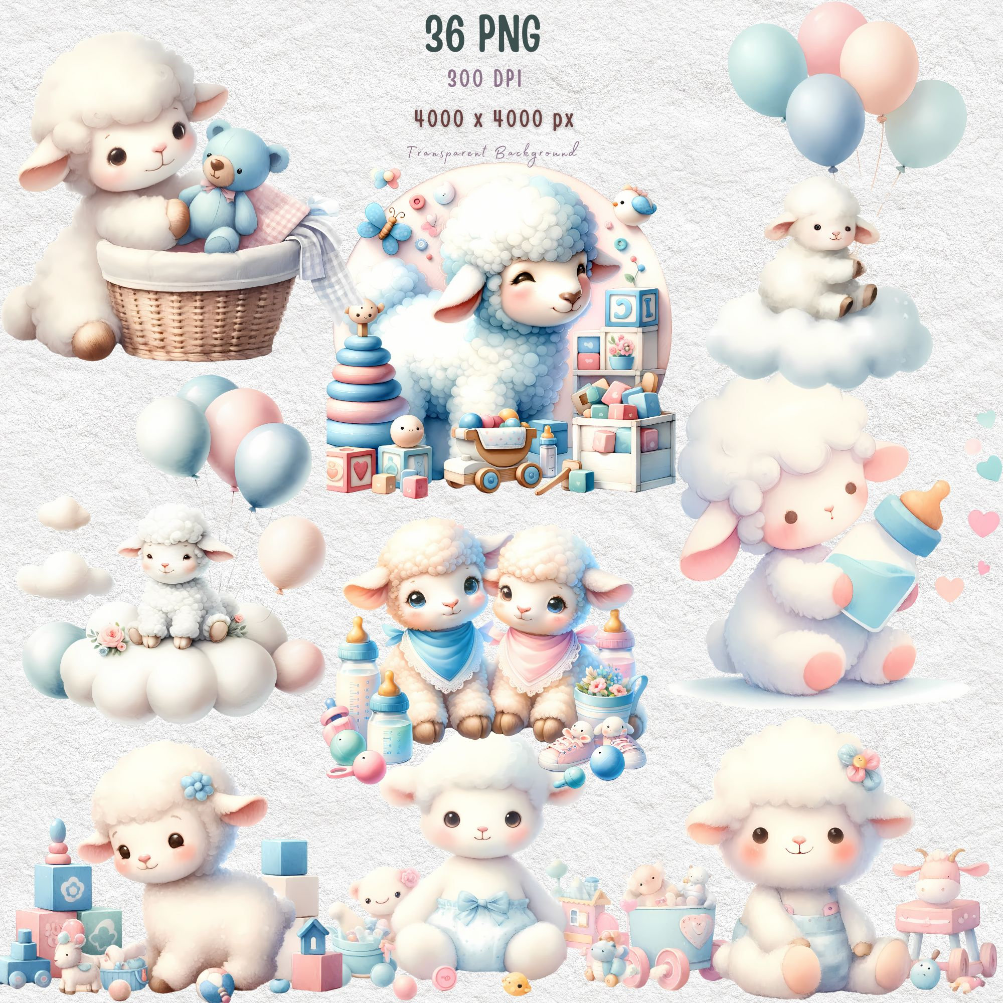 Oveja bebé PNG, lindas imágenes prediseñadas de ovejas, decoración de ...