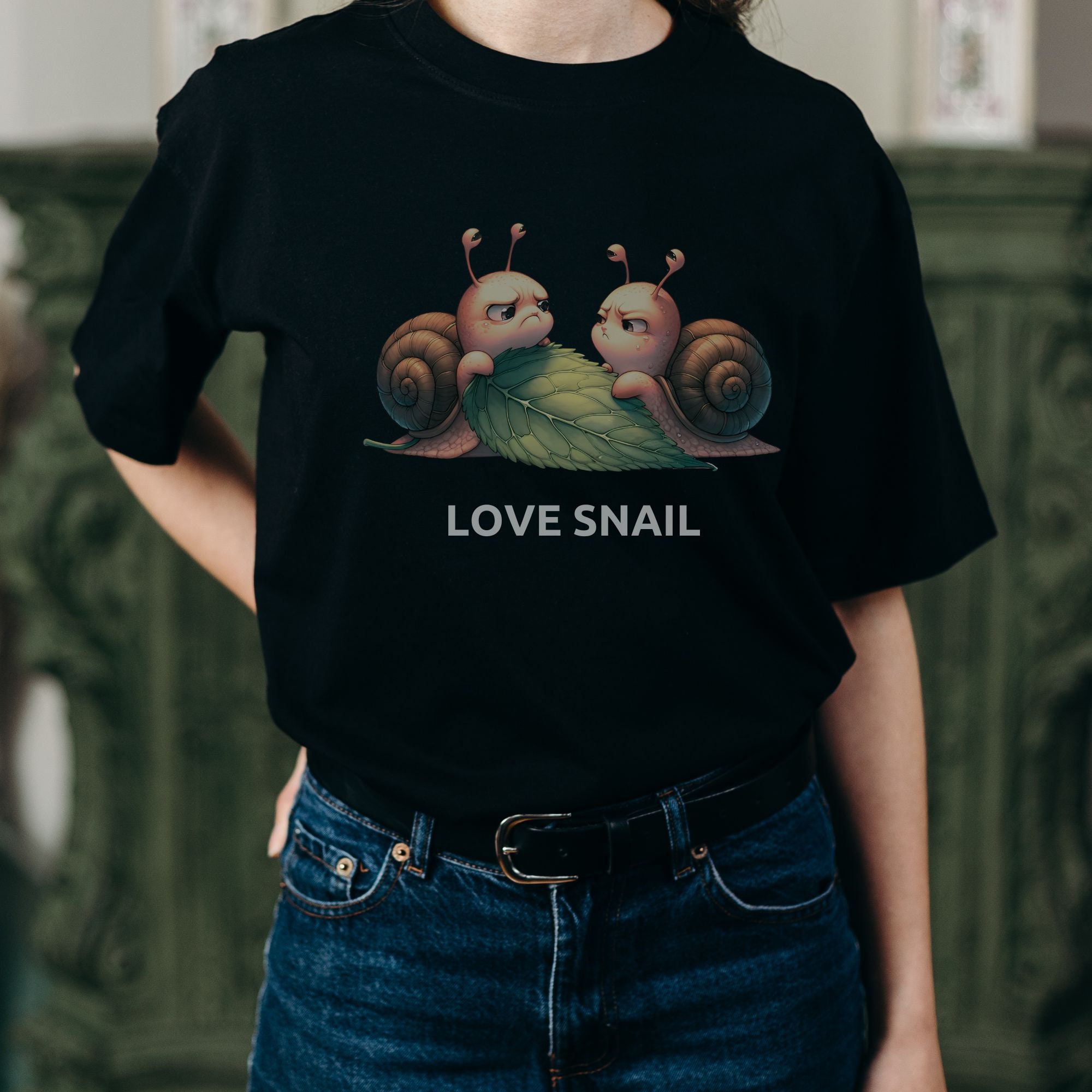 Grumpy Snail Clipart, Watercolor Snail Clipart, Snail Clipart, Little ...