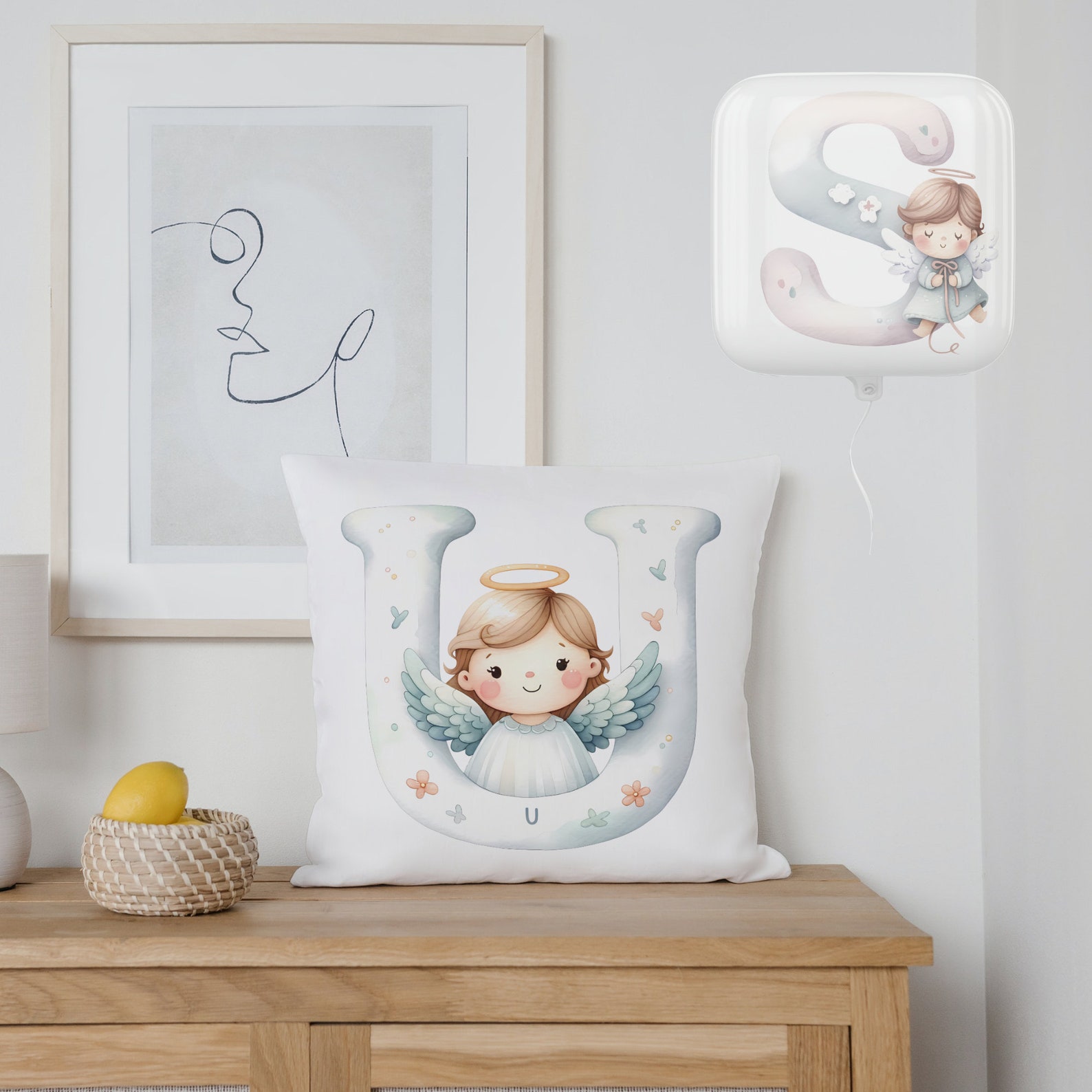 Christmas Angel Alphabet Clipart Fairy Alphabet Christmas - Etsy