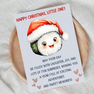 Sushi Christmas , Cute Christmas Clipart, Cute Sushi, Japan Christmas ...