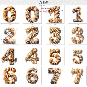 Chocolate Alphabet, Chocolate Clipart, Watercolor Chocolate Clipart ...