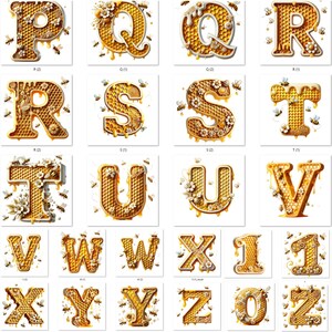 Alphabet Bee, Bee Alphabet Png, Alphabet Bee, Bee Font , Honey Bee ...