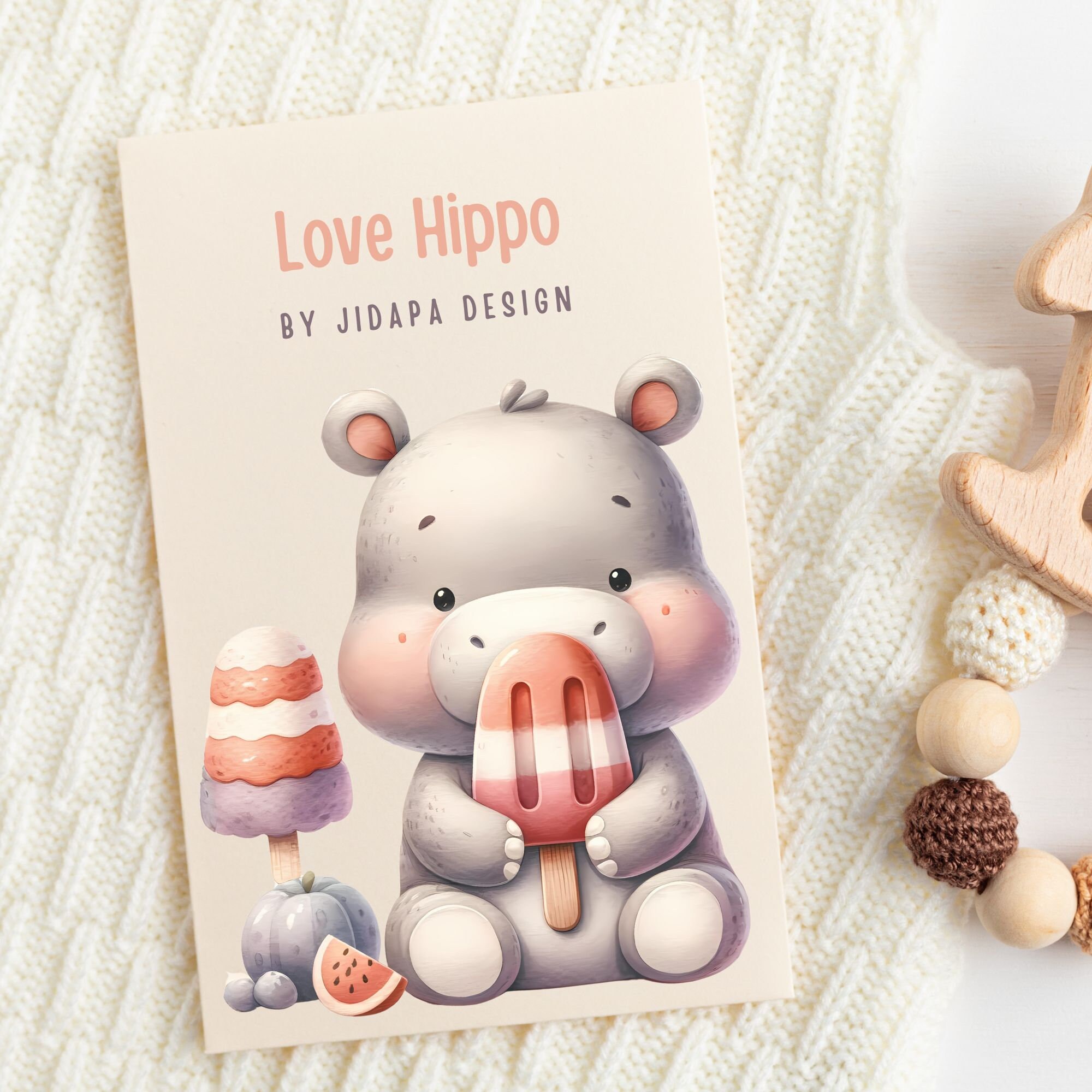 Hippo Clipart, Cute Hippopotamus, Cute Baby Shower Graphics,baby Hippo ...