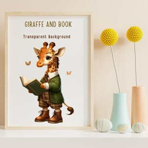 Giraffe Clipart, Back to School Clipart, Giraffe Png, Back to School ...