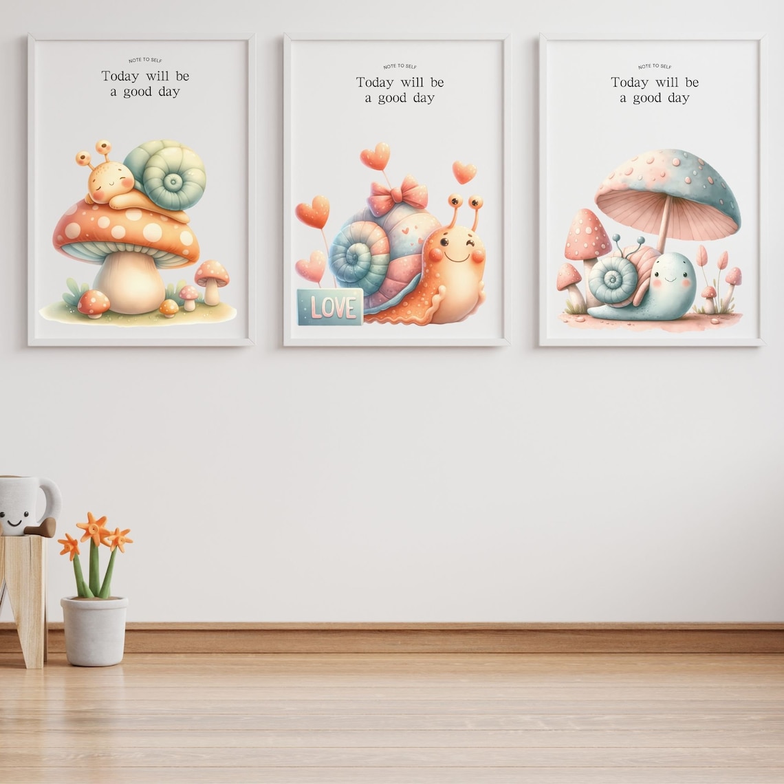 Cute Snail Clipart, Watercolor Snail Clipart, Snail Clipart, Little ...