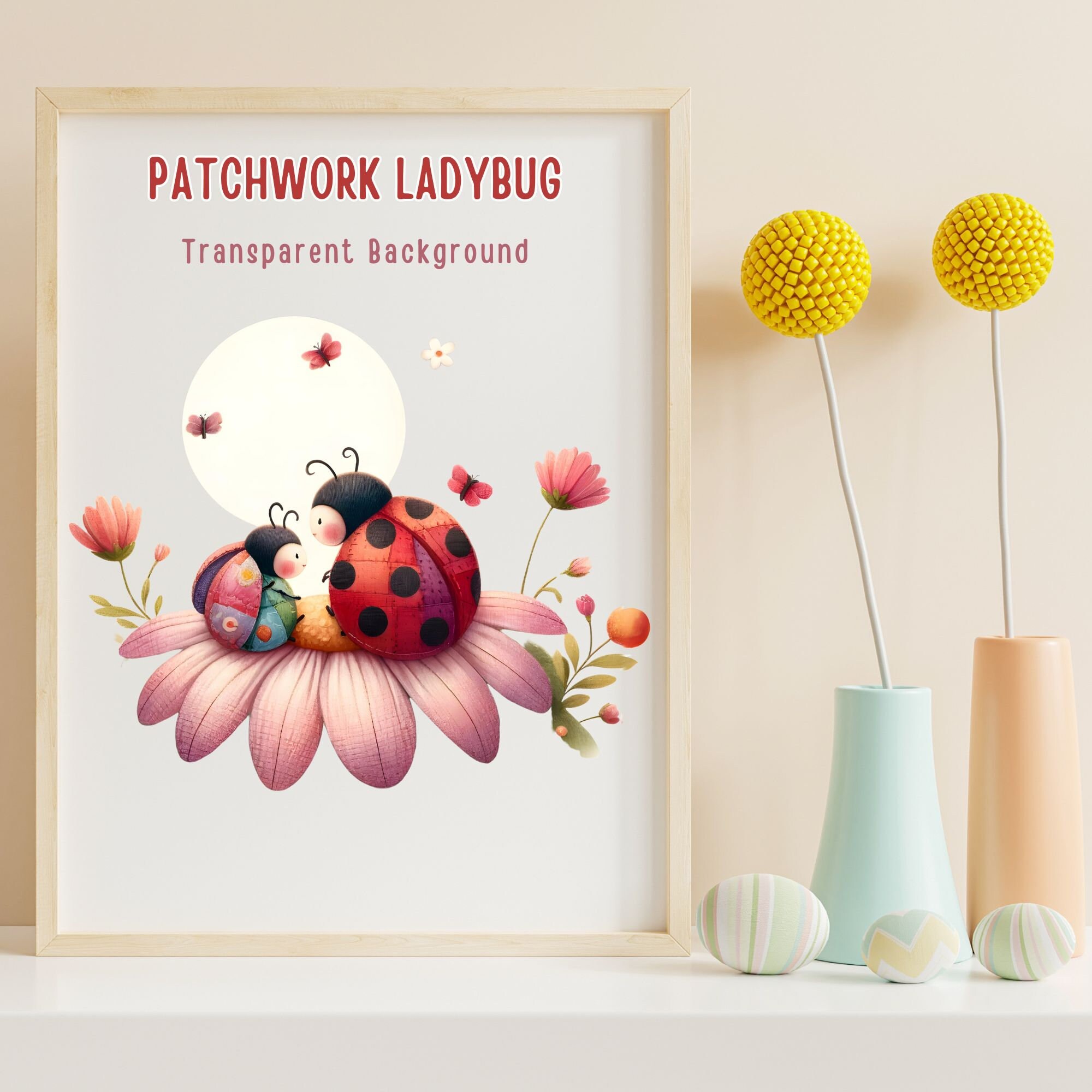 Patchwork Ladybug Clipart, Patchwork Clipart, Patchwork Ladybug ...