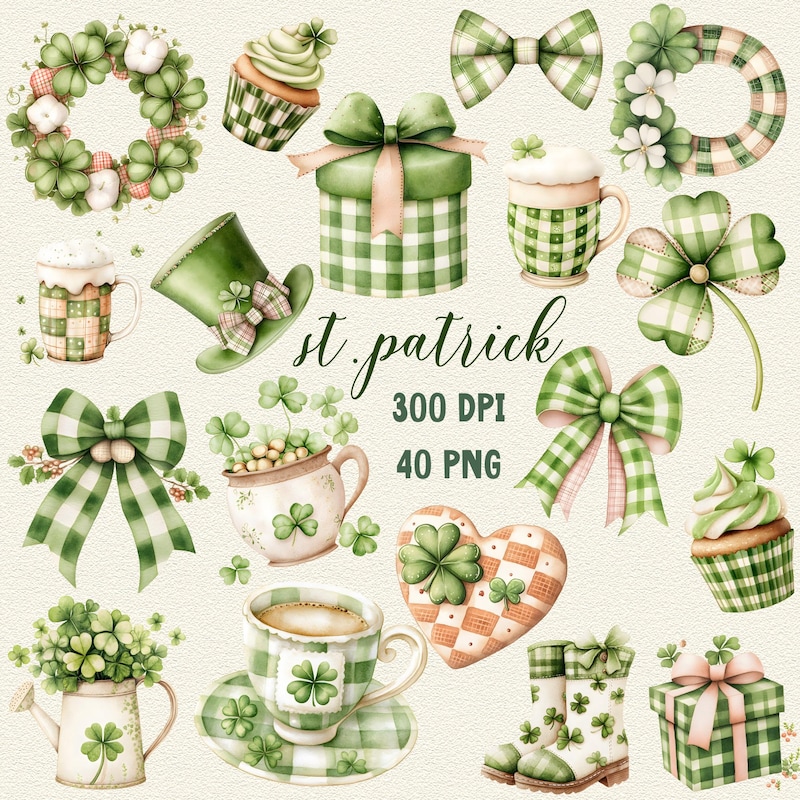 St Patricks Clip Art - Etsy