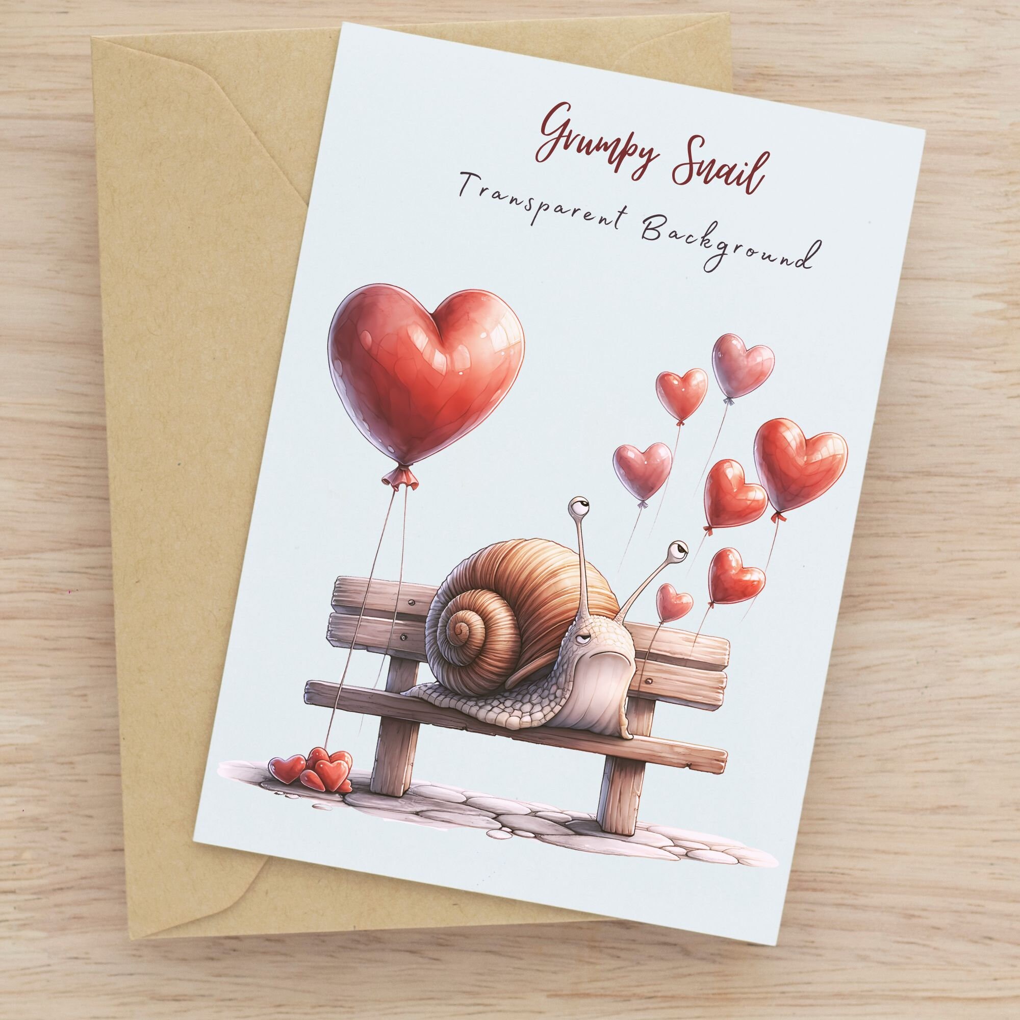 Grumpy Snail Clipart, Watercolor Snail Clipart, Snail Clipart, Little ...