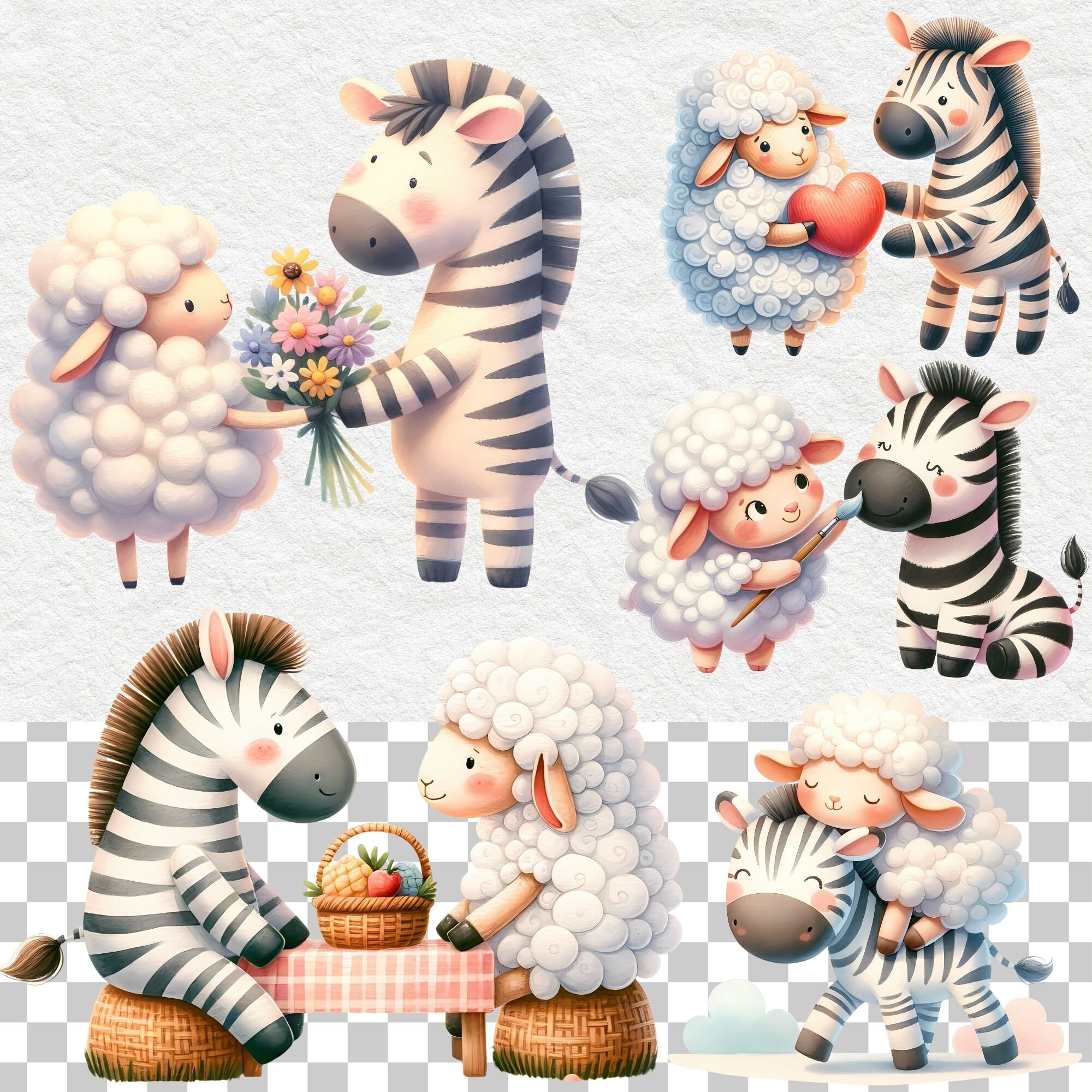 Zebra Clipart , Sheep Clipart, Zebra Print, Cute Zebra Png, Nursery ...