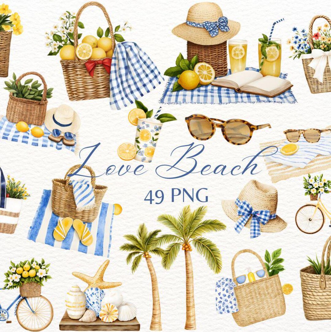 Summer Beach Png, Summer Beach Clipart, Seasonal Clipart, Beach Clipart ...