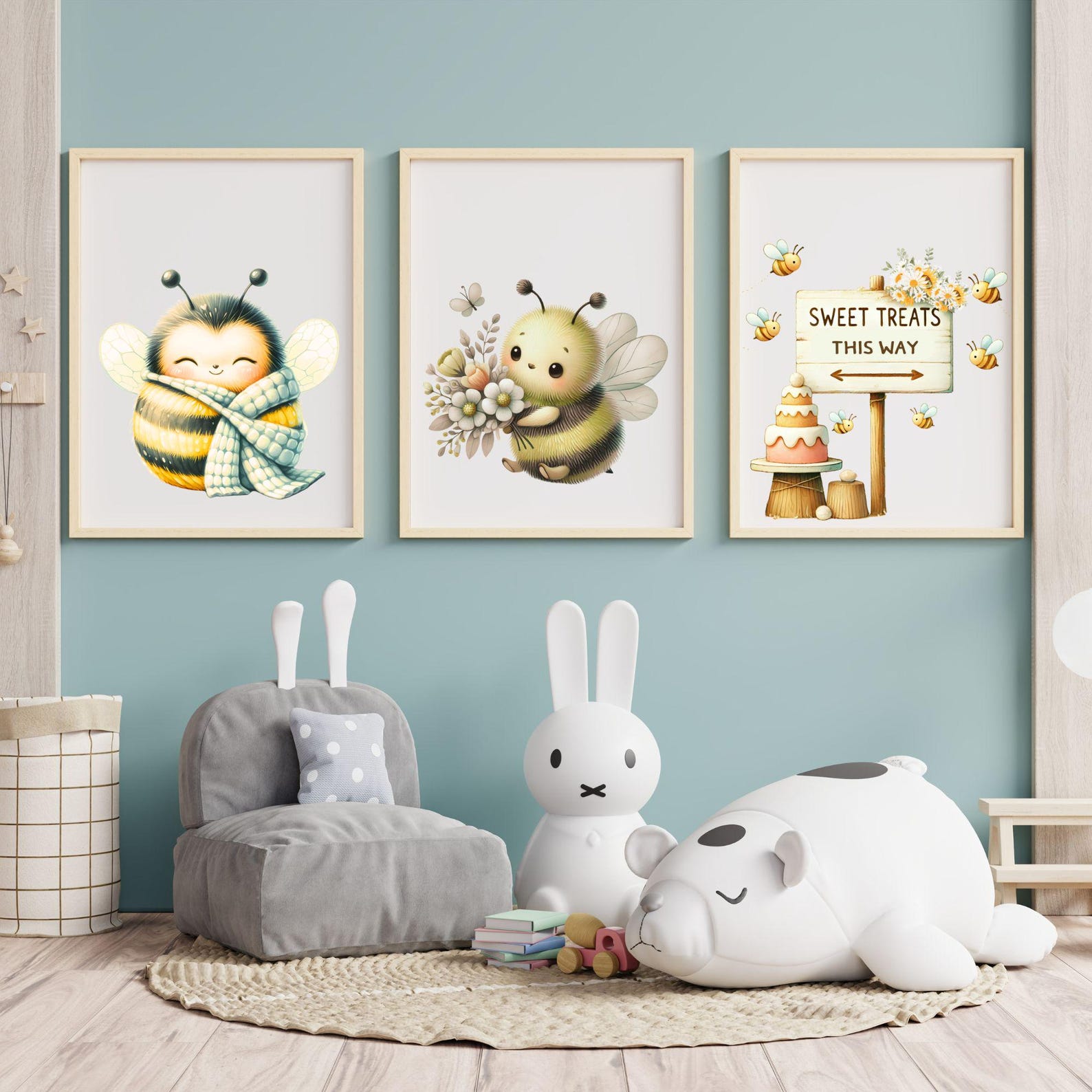 Bee Birthday Party Clipart Bundle, Happy Bee Day, Funny Birthday, Cute ...