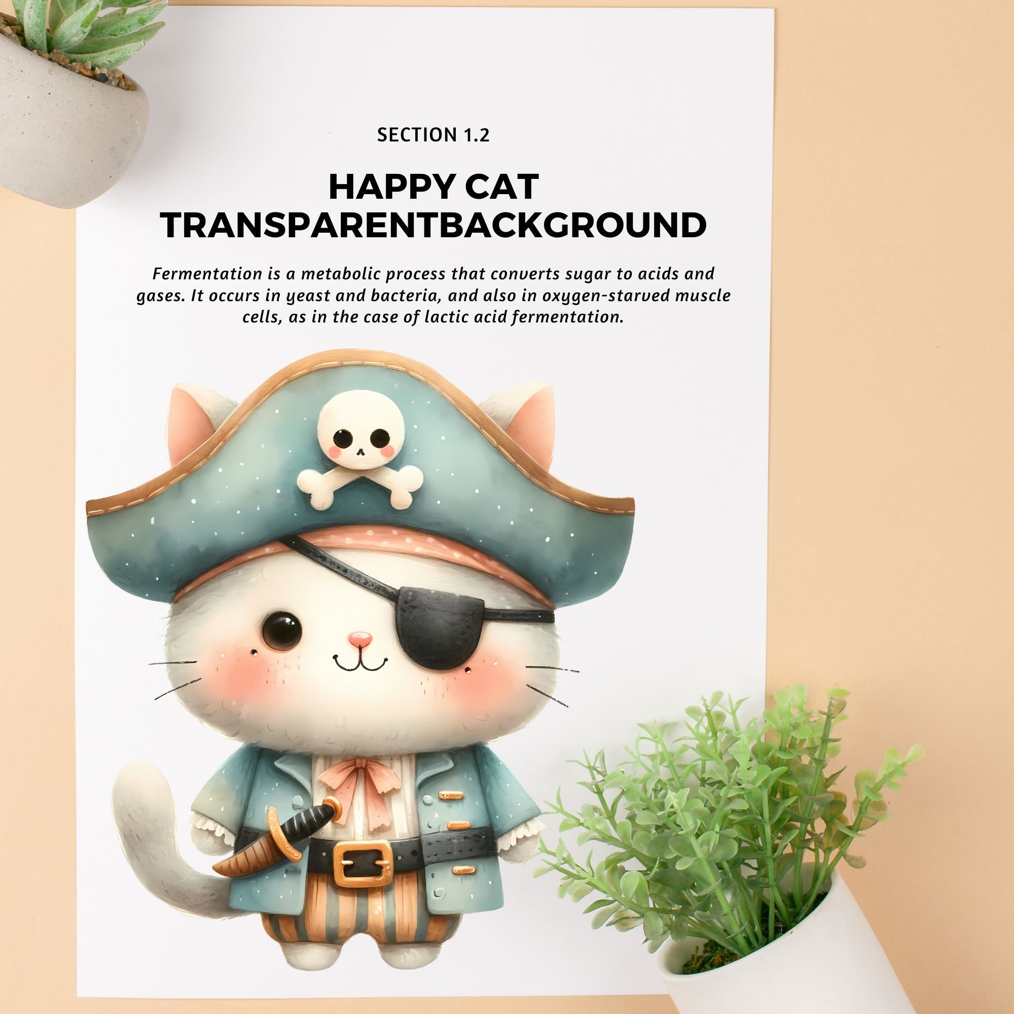 Watercolor Pirate Animals, Cute Pirate Clipart, Elephant Clipart, Baby ...