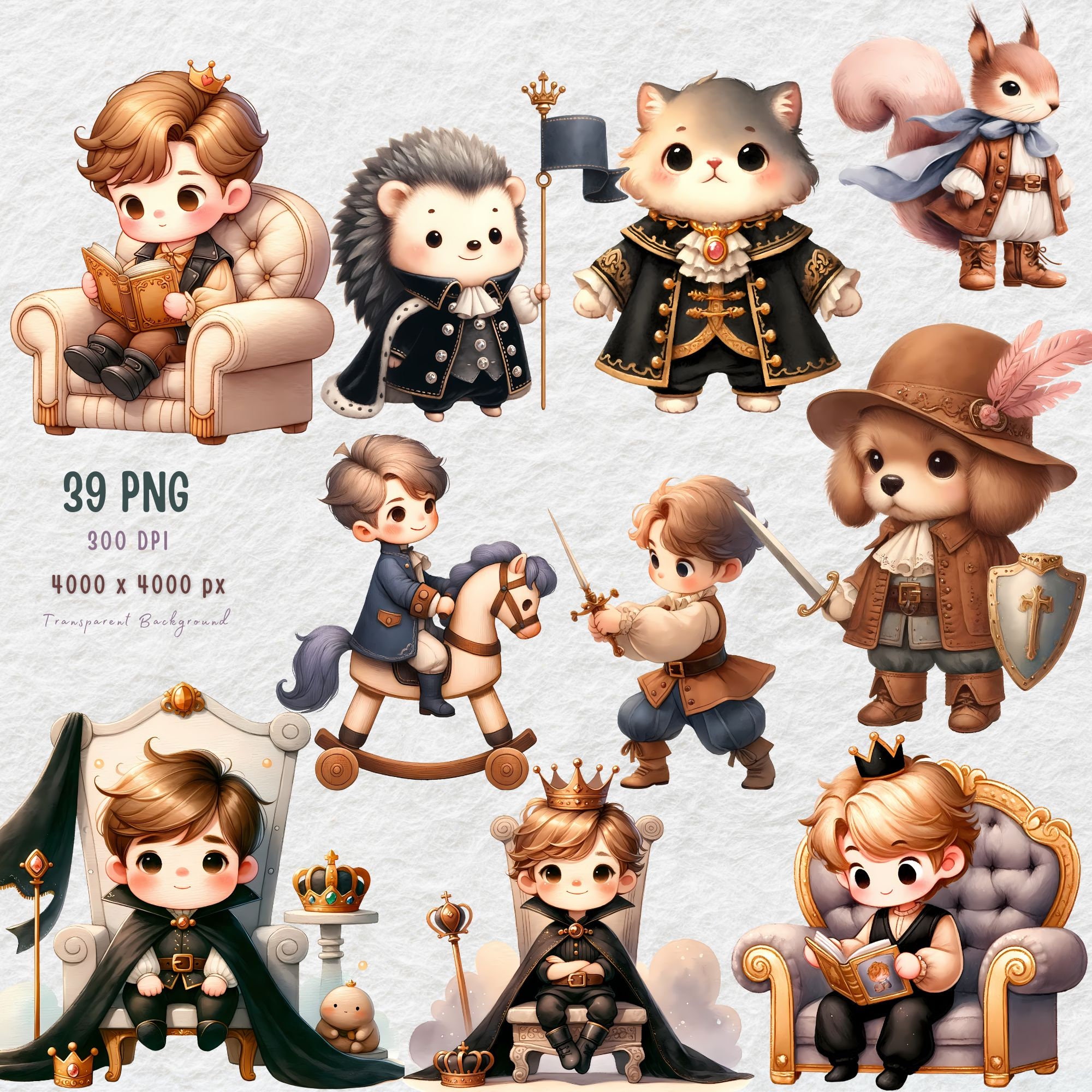 Little Prince Png, Little Prince Fox , Prince Png, Animal Clipart ...