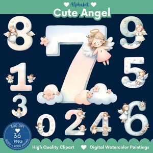 Christmas Angel Alphabet Clipart, Fairy Alphabet, Christmas Alphabet ...