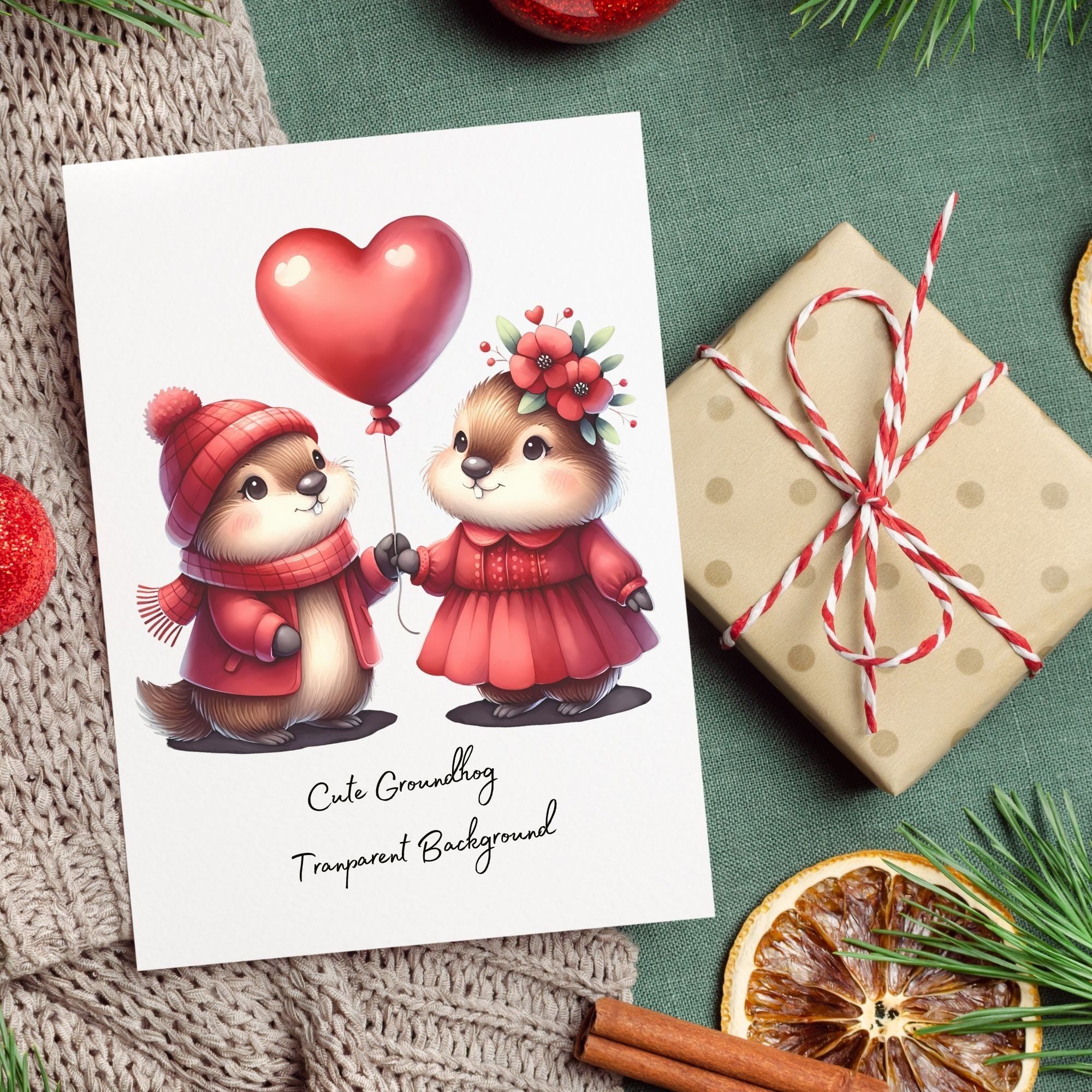 Groundhog Clipart, Watercolor Groundhog Clipart, Groundhog Download ...