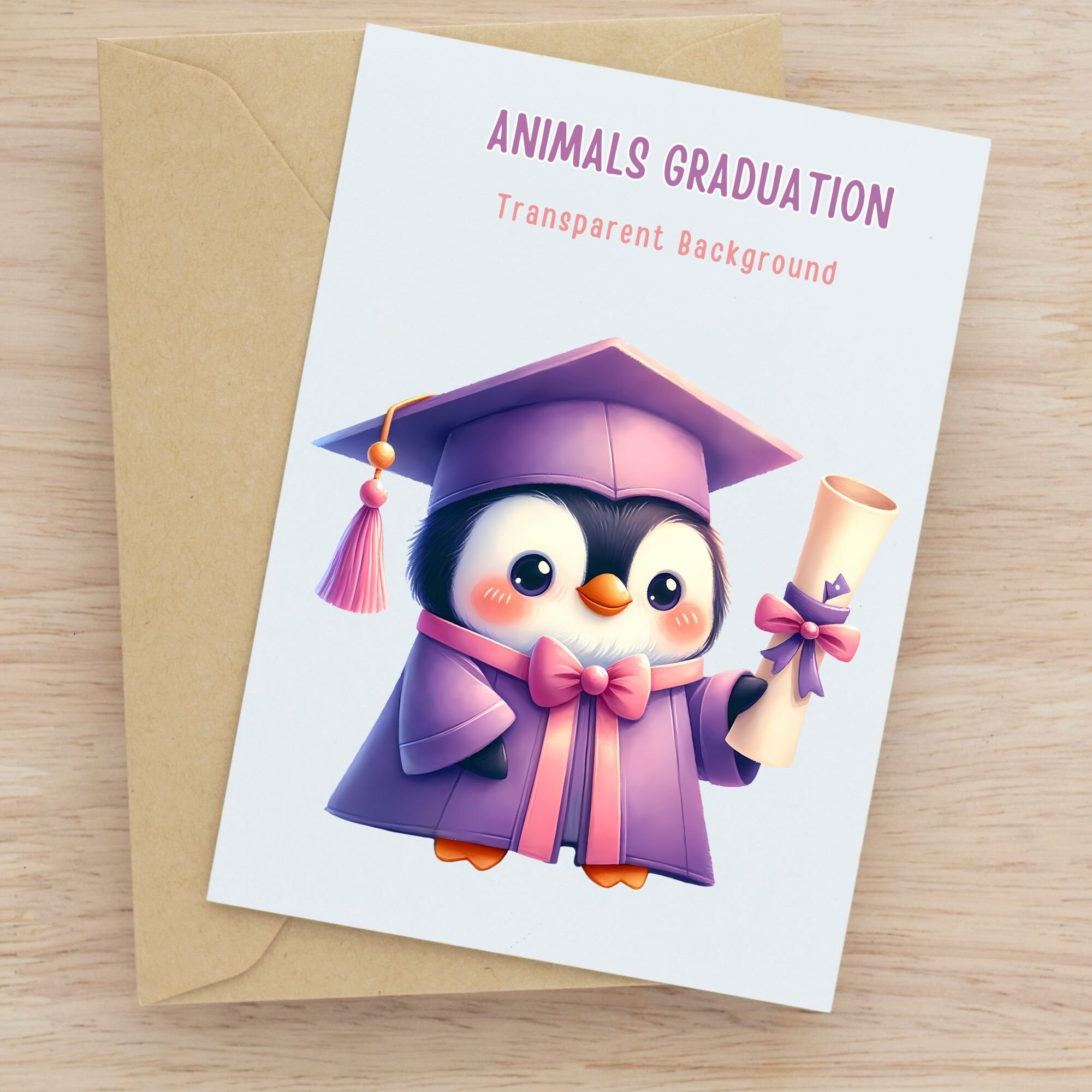 Animals Graduation Clipart, Watercolor Cute Graduation Animals Clipart ...